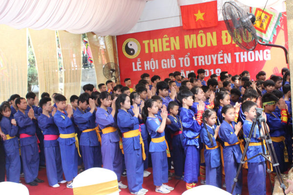 Festival of traditional death anniversary of Thien Mon Dao kung-fu sect ...