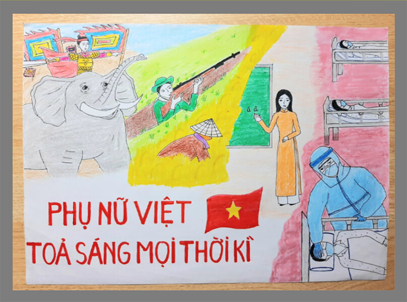 Exhibition of 65 paintings/photos honoring the roles and values of ...