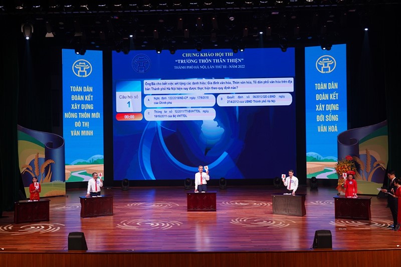 The Finalist in Hanoi City's 3rd "Friendly Village Head" Contest - 2022 ...