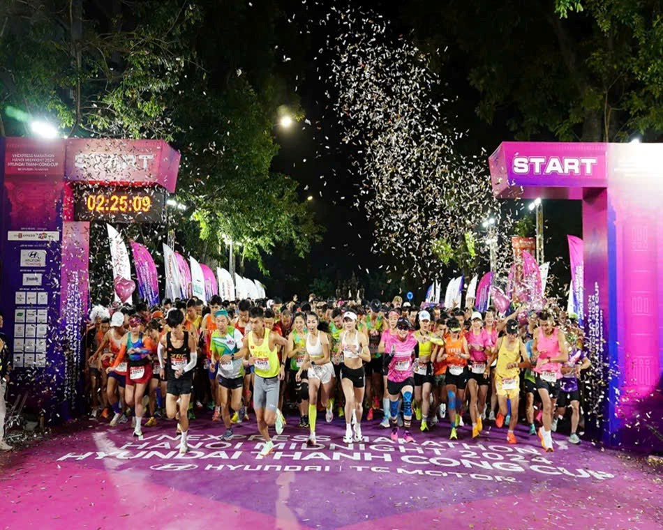 The 2025 VnExpress Marathon Hanoi Midnight to Take Place Soon - Hanoi ...
