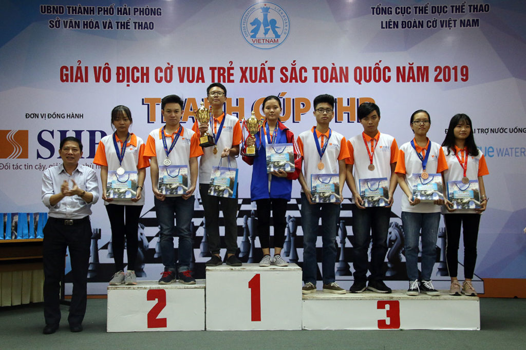 Hà Nội đứng nhì toàn đoàn giải Cờ vua trẻ xuất sắc toàn quốc tranh Cúp ...